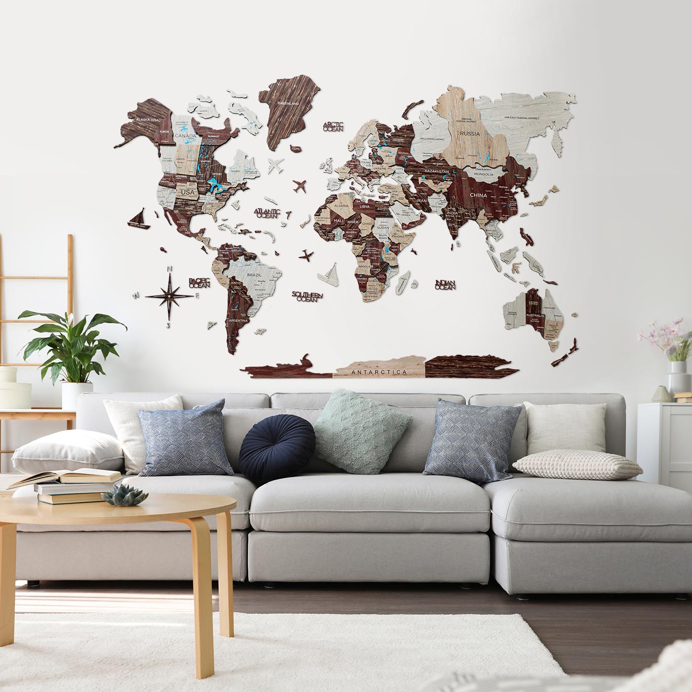 Tips To Incorporate Maps Into Home Décor – Enjoy The Wood GCC