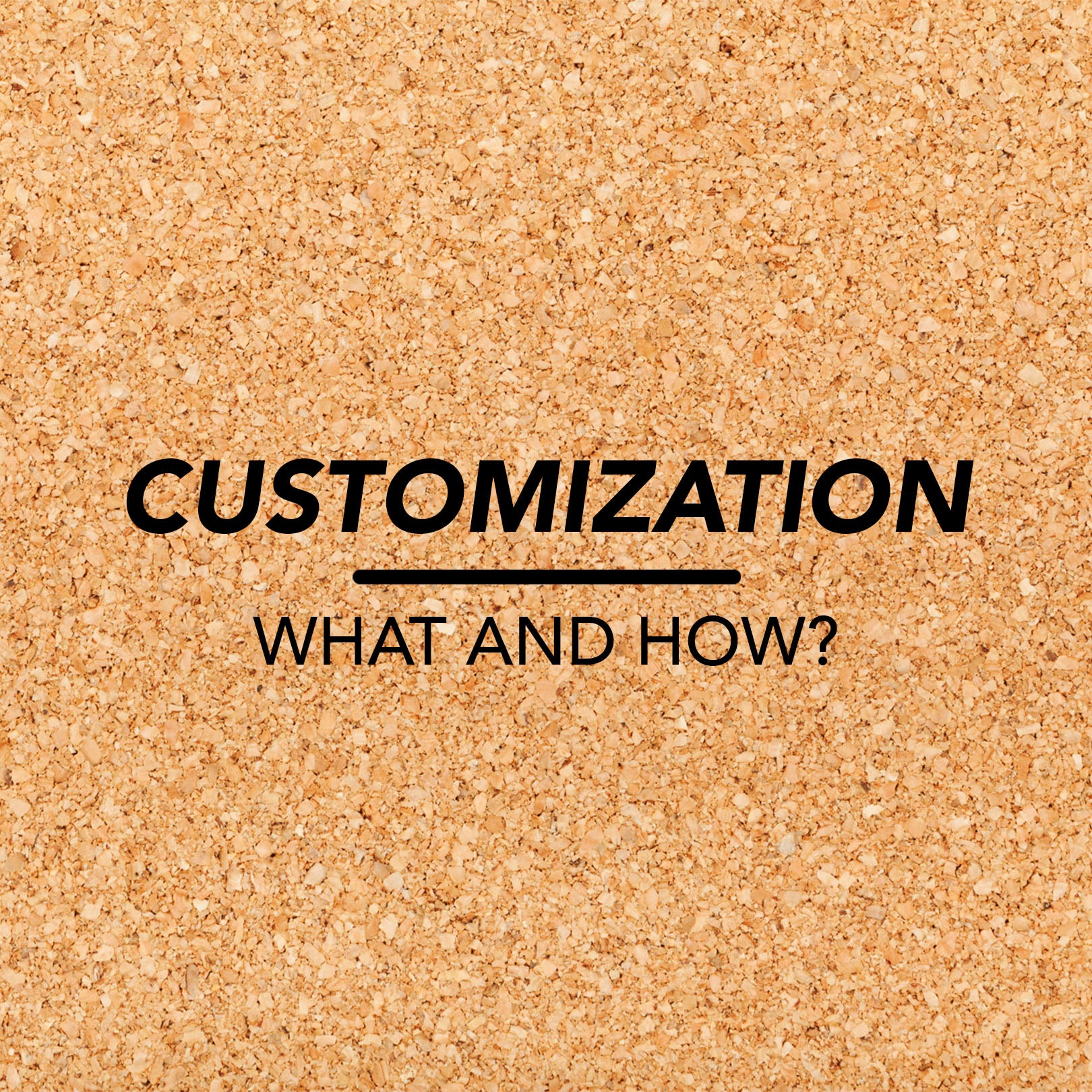 CUSTOMIZATION – Enjoy The Wood GCC