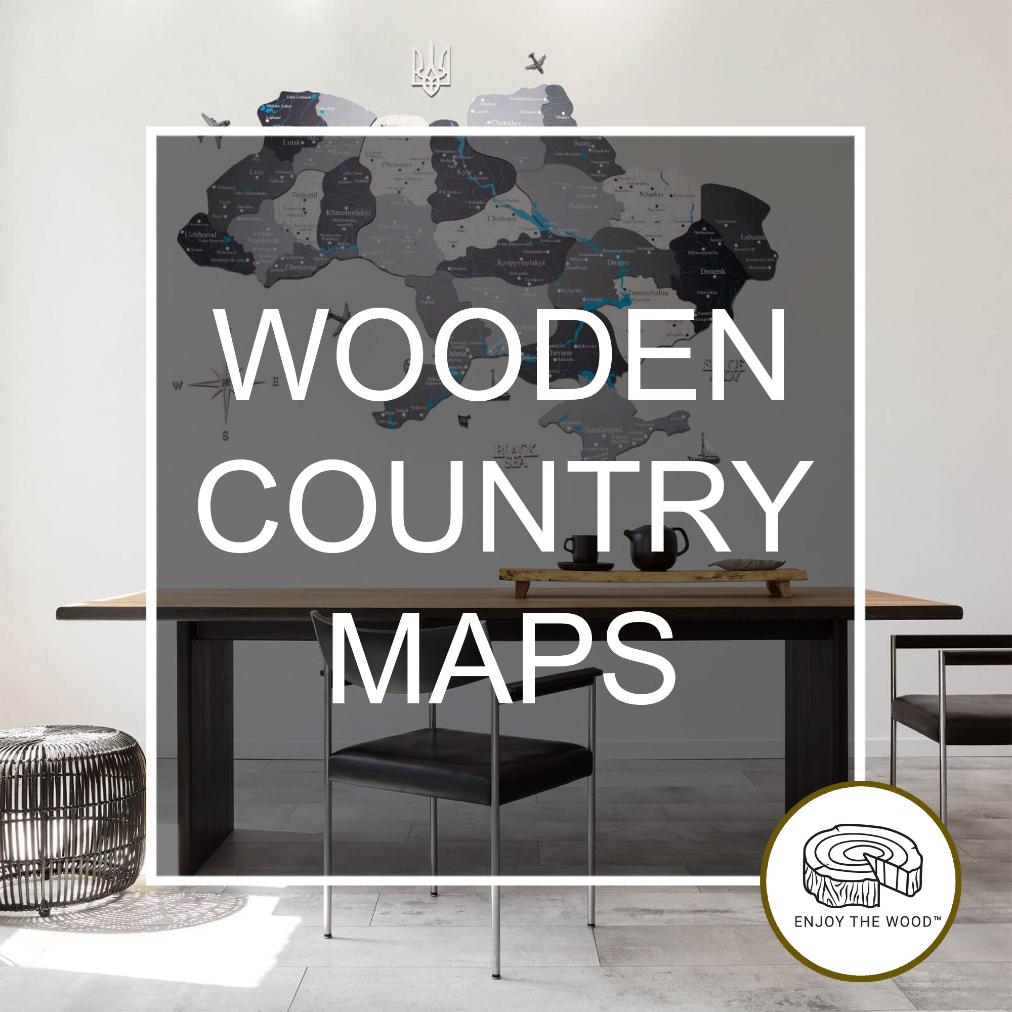 Wooden Country Maps in Saudi Arabia, UAE – Enjoy The Wood GCC