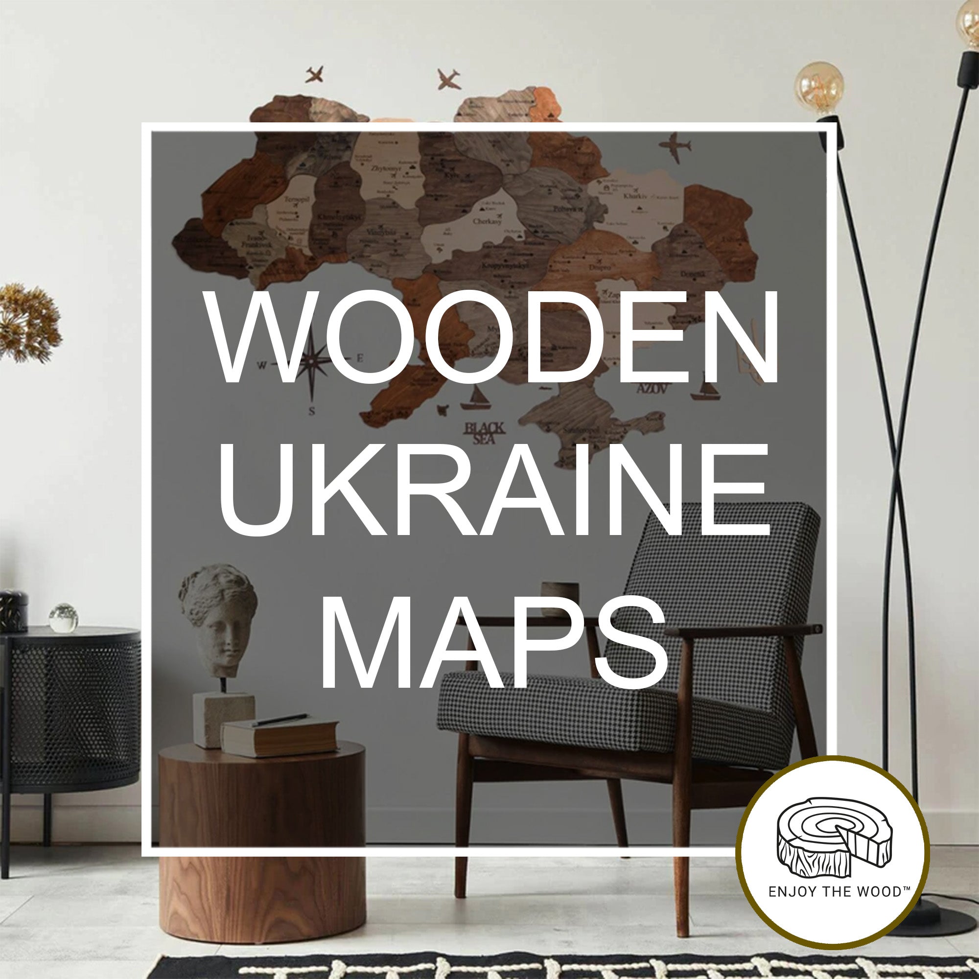 Maps of Ukraine - Wooden Decor & Gifts | UAE Delivery – Enjoy The Wood GCC